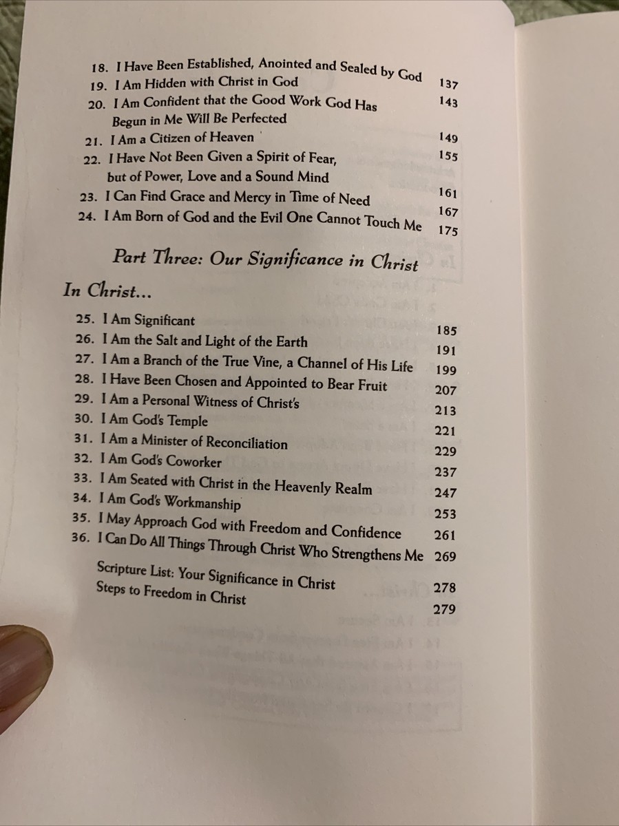 Who I Am In Christ Neil Anderson