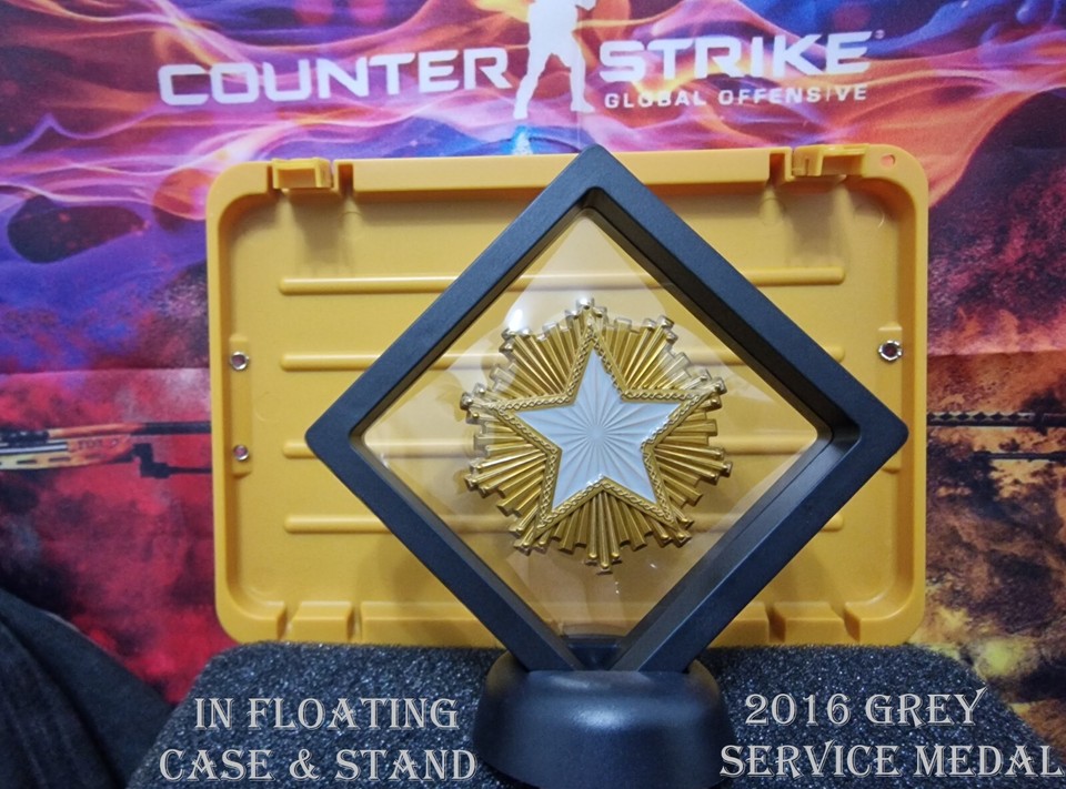 CS GO Game Counter Strike 2016 Service Medal Collectable REAL 3D | eBay