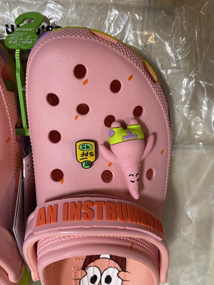 Crocs Classic Clog Patrick Star - Size 9 Men’s/11W SpongeBob ...