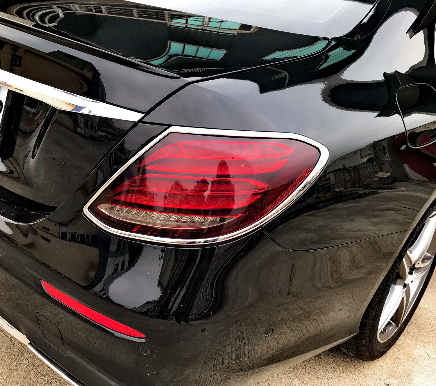 Benz E W213 E200 E220 E250 E300 E350 E400 E43 Chrome frame for head ...