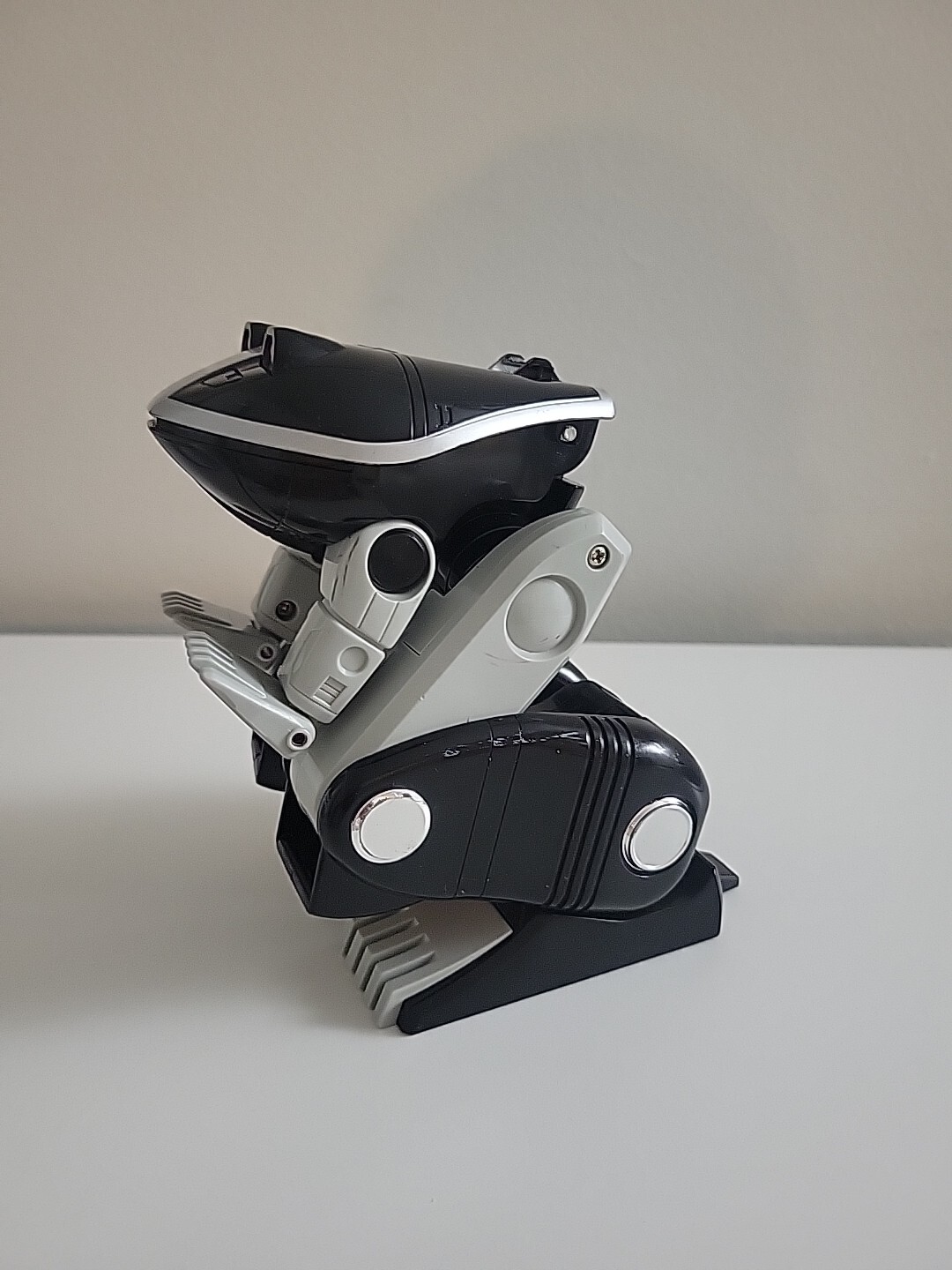 Vintage Mighty Morphin Power Rangers Deluxe Ninja Megazord Black Frog ...