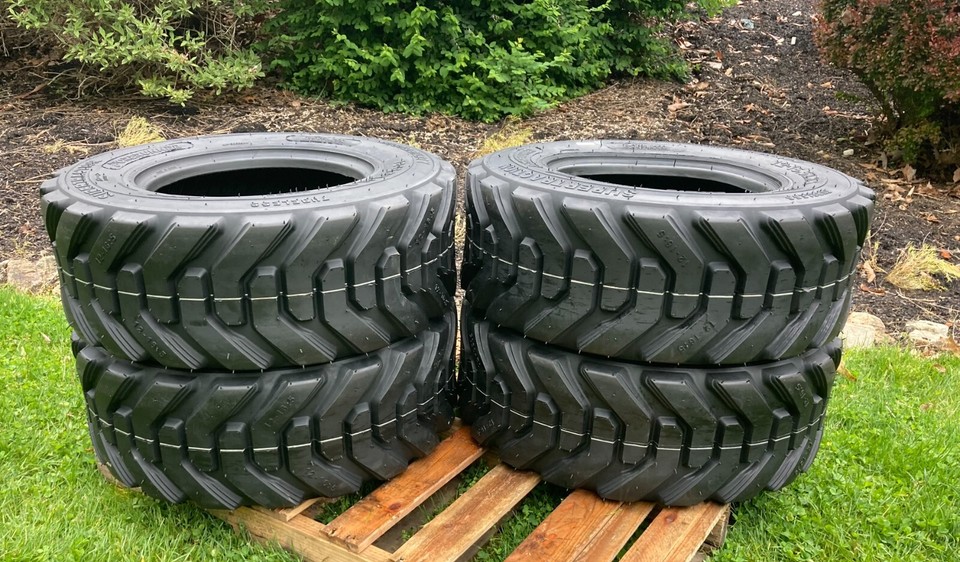 4-HD 12-16.5 SKS-8 Skid Steer Tires for John Deere,Cat,Gehl & more ...