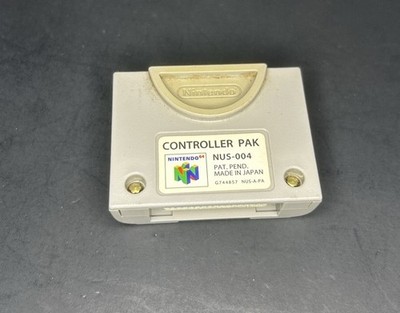 N64 Controller Pak NUS-004 OEM Nintendo 64 Memory Card - Cosmetic Flaw ...