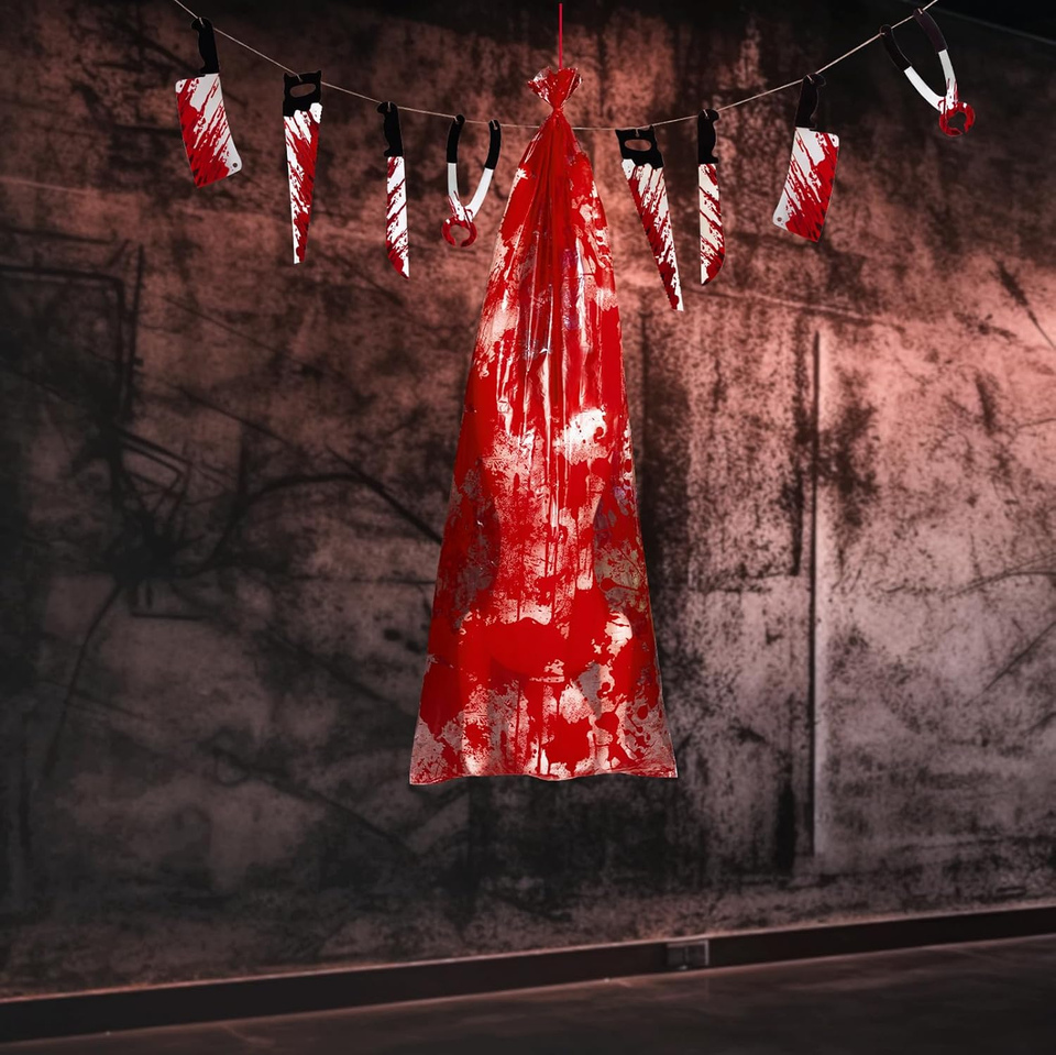 67" Halloween Hanging Dead Body Prop Fake Corpse Scary Haunted House ...