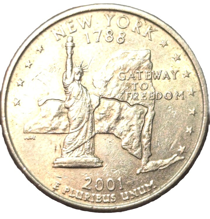 Rare New York Quarter USA 2001 | eBay