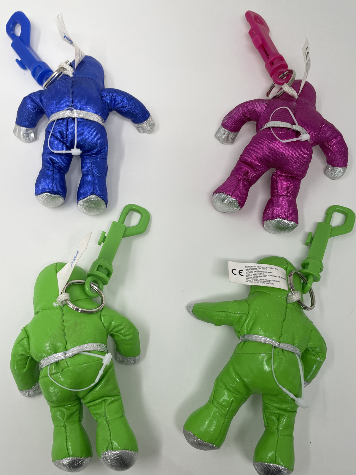 Set of 5 Vintage Intel Bunny People Astronaut Plush Dolls six with tags ...
