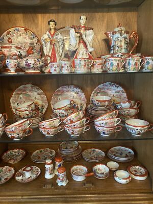 Antique Vintage Japanese Geisha Hand painted China | eBay