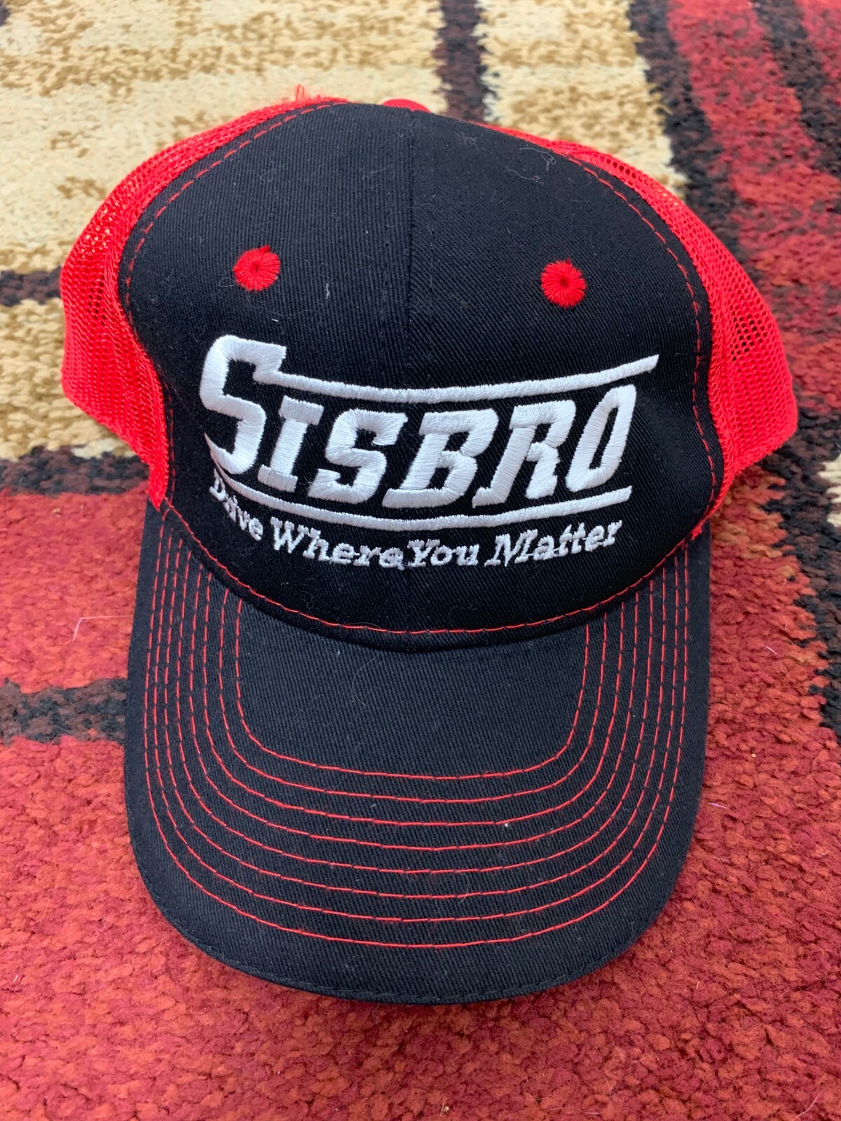 6 total SISBRO Inc Trucking Company "drive where you matter" Adult Cap ...