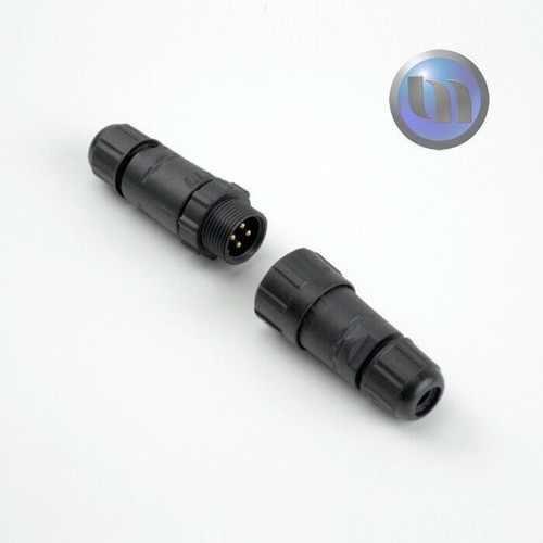 Waterproof 4 Pin Cable Connector Plug Socket Swimming Pool Light Cable ...