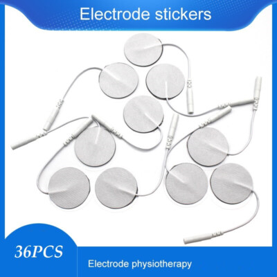 Replacement Electrode 36pcs Pads for Massagers /Tens Units 1.25'' Round ...