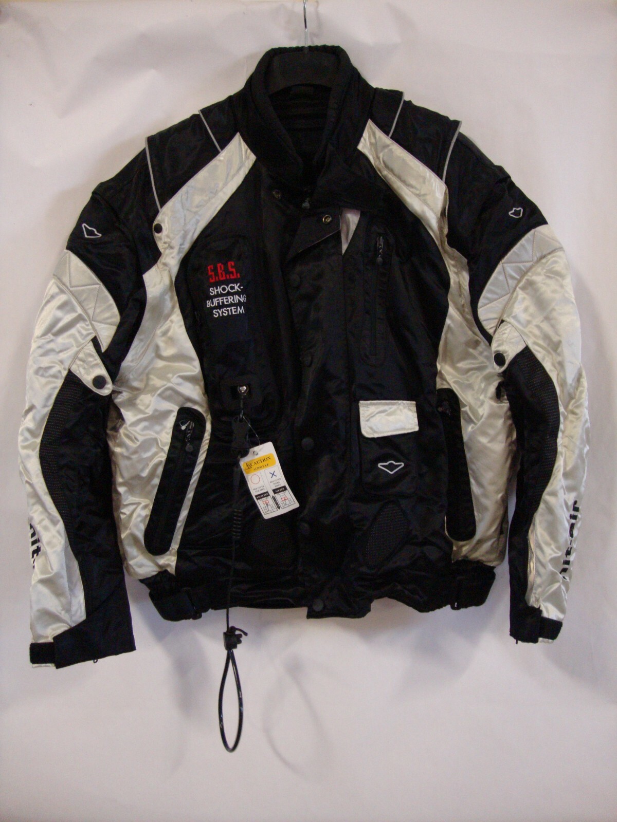 Hit -Air 2XL motorcycle jacket shock buffering system black w ...