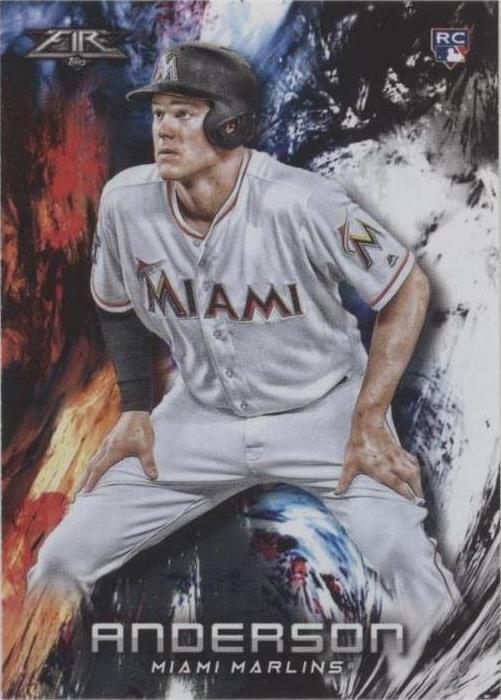 2018 Topps Fire - Brian Anderson #147 (RC) for sale online | eBay