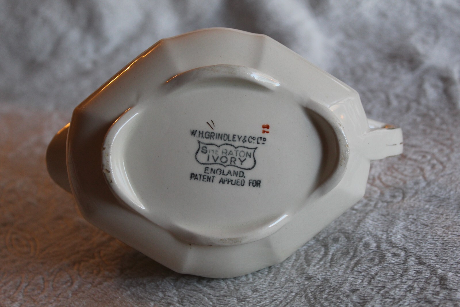 W.H. Grindley Sheraton Ivory Creamer Marjorie | eBay