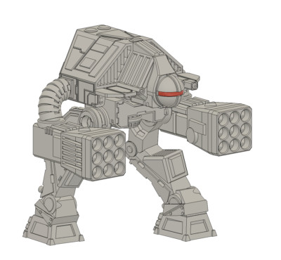 Pouncer Alt. Config. E | DIW Exclusive | 3D-Printed Miniature for ...