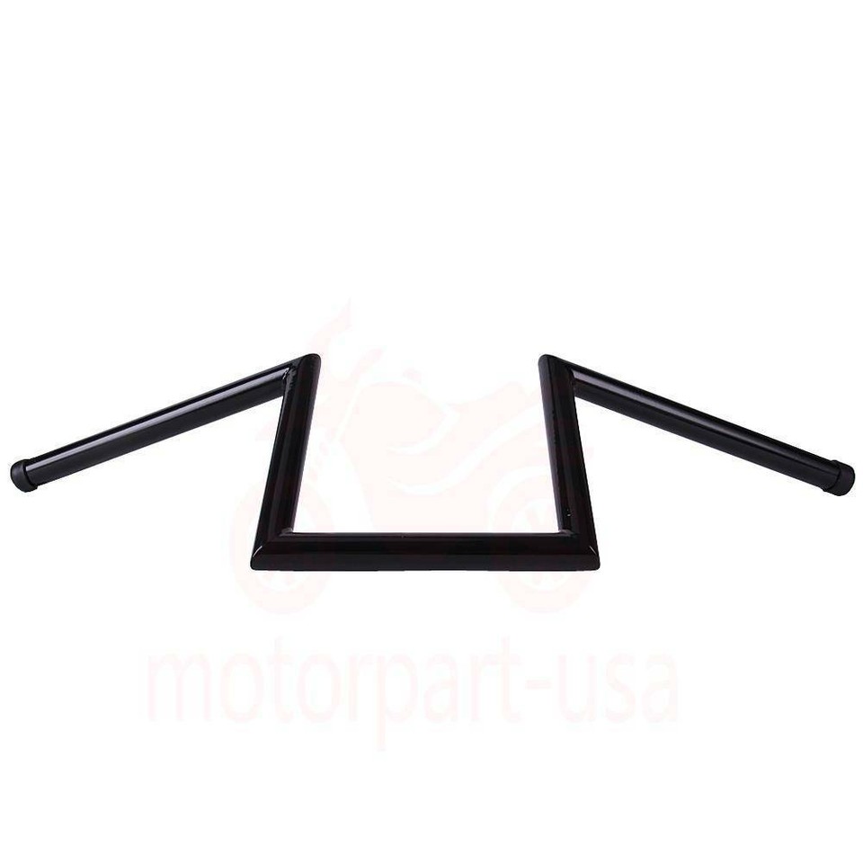 Motorcycle 8" Rise Drag Z-Bars 1" Handlebars For Harley Sportster Dyna ...