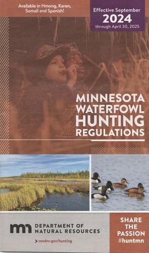 2024-2025 Minnesota Waterfowl Hunting Regulations Guide, 31 pages ...