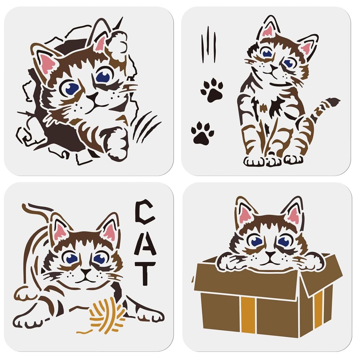 Cat Stencils For Painting