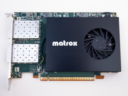 Matrox DSX LE5 Q25 4K SMPTE ST 2110 25Gb Card - DLE5Q25/100 - Vizrt ...