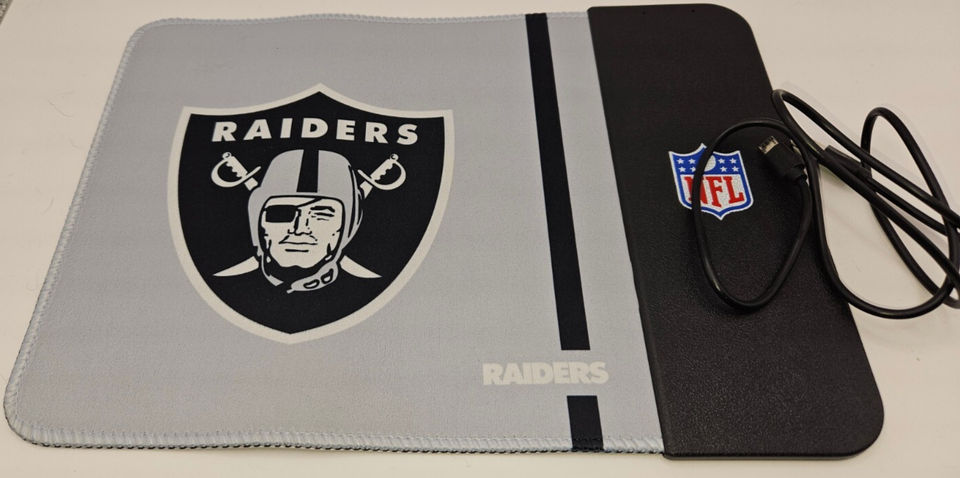 Wireless Charging Mouse Pad - NFL Raiders - Open Box | eBay