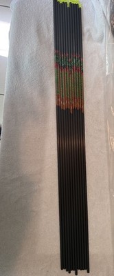 Black Eagle Zombie Slayer 400 .003 Arrows Bare Shafts 1 Dozen BRAND NEW ...