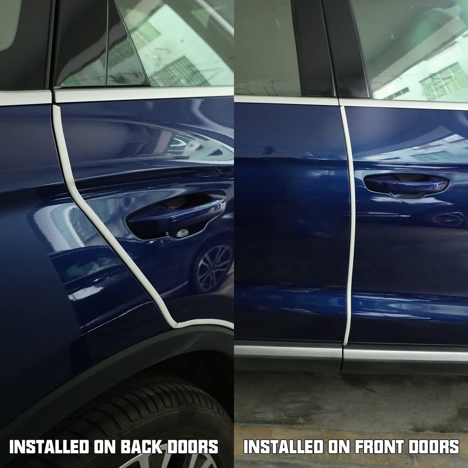 5M 16FT Car Door Edge Trim Guard Molding Rubber Seal Strip Scratch ...