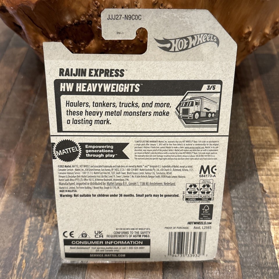 2026 Hot Wheels Mainline Case B Raijin Express Series HW Heavyweights ...