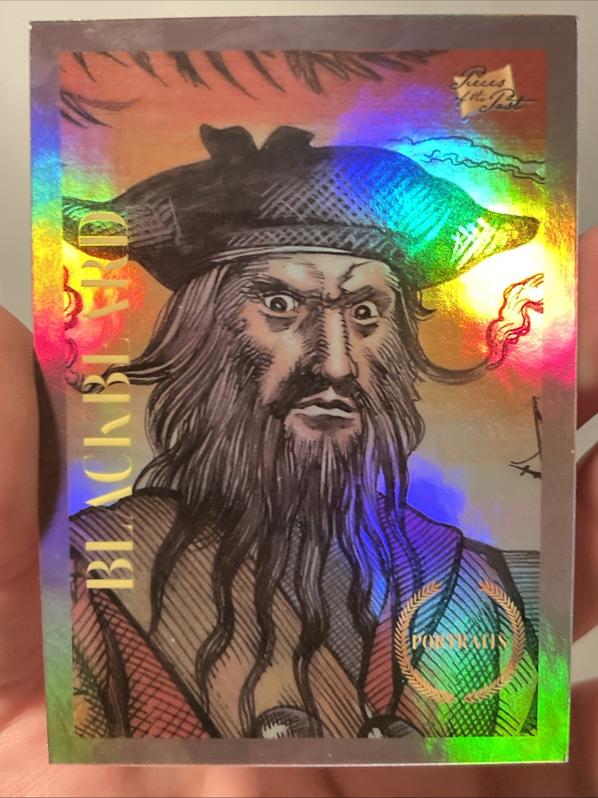 5 Card Blackbeard Lot Including /50 Red Shimmer Base And Relic, Plus ...