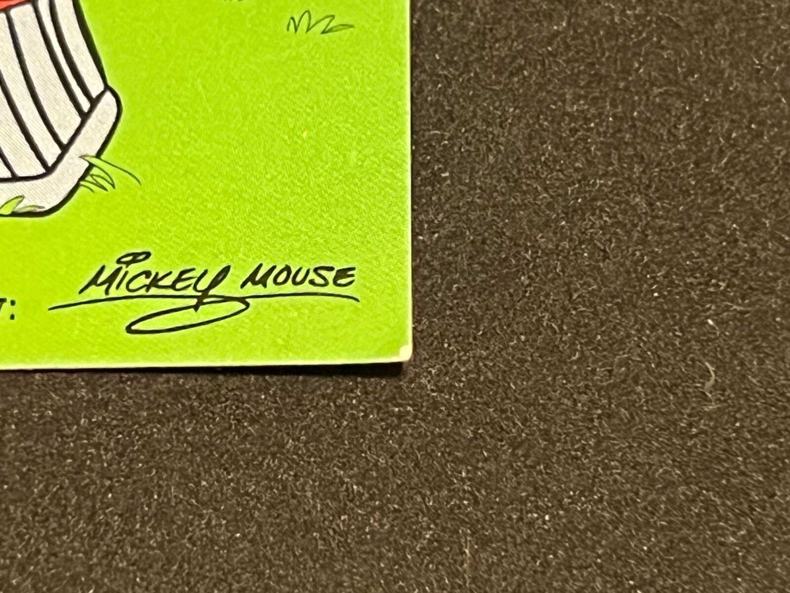 RARE Walt Disney World Railroad Guest Conductor Card Mickey Mouse ...