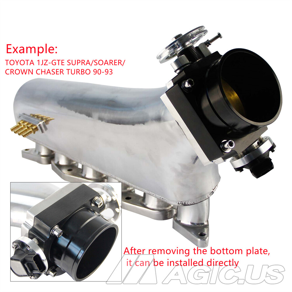 90mm Reverse Throttle Body With TPS Sensor For Toyota Supra 1JZ / 2JZ ...