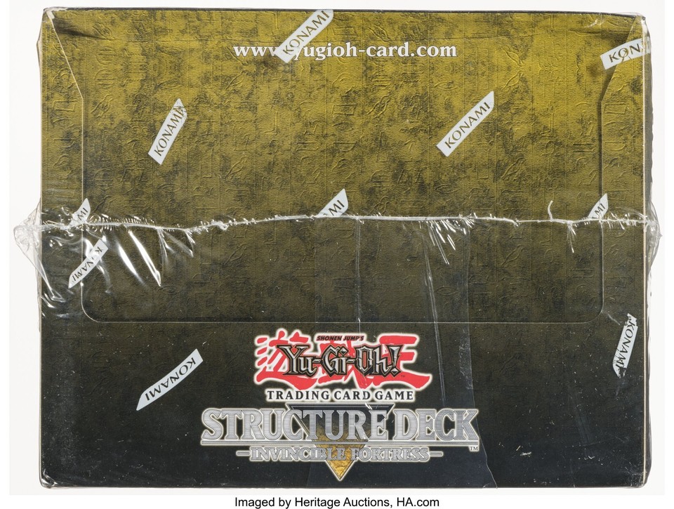 Yu-Gi-Oh! 1st Edition Invincible Fortress Structure Deck Sealed Display ...