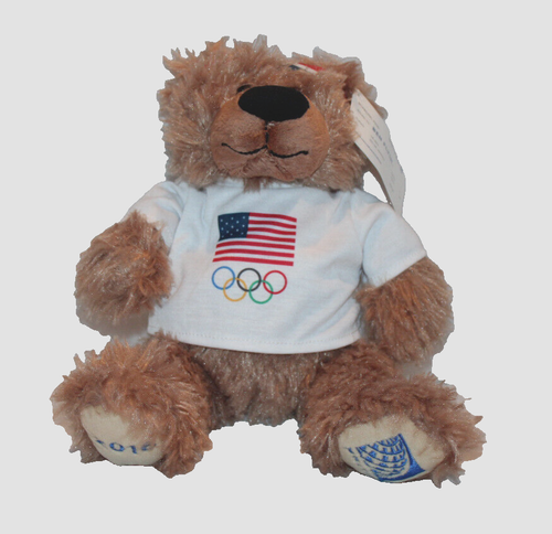 2016 Ben Flyin' Rio Olympics United Airlines 12" bear plush Vermont ...