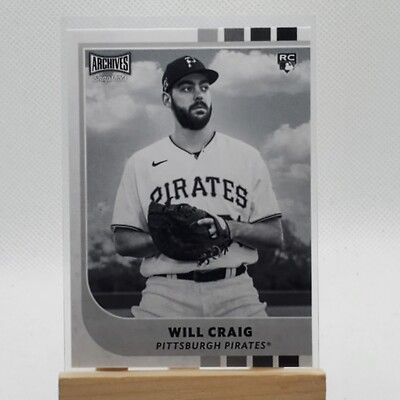 2021 Will Craig Topps Archives Black & White Snapshot Rookie Pirates ...