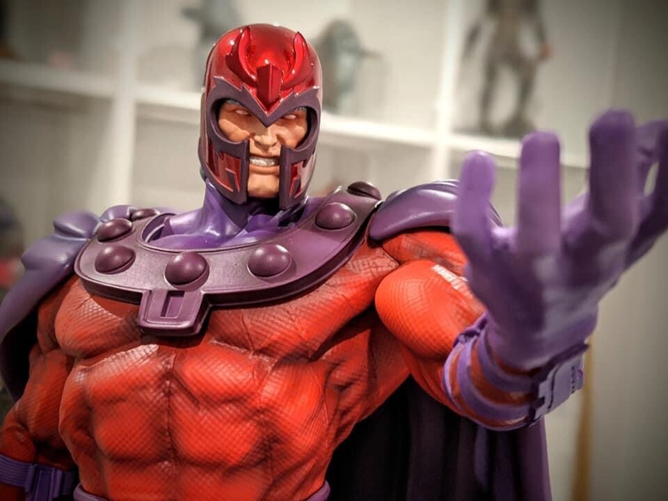 New In Box! Custom Magneto Jim Lee Style Statue 1/4 Not SS Or XM Marvel ...