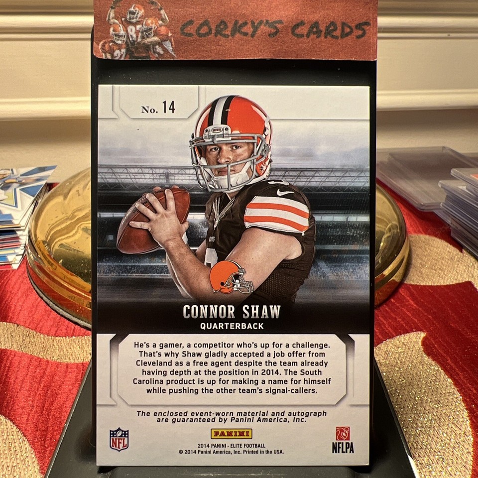 2014 Panini Elite New Breed Materials Signatures /149 Connor Shaw ...