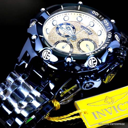 Invicta Reserve Venom Hybrid Fusion .70 CTW Diamond Swiss Blue Steel ...