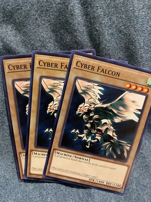 Yugioh! Cyber Falcon - PSV-EN047 -Unlimited 25th Anniversary Edition Nm ...