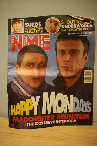 Vintage NME New Musical Express Magazine Post Flat & Unfolded February ...