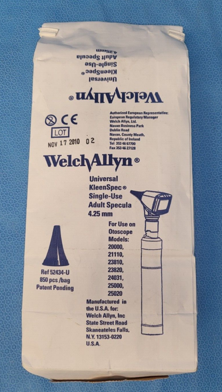 Welch Allyn Universal KleenSpec Single-Use Adult Specula 4.25 mm 680 ...