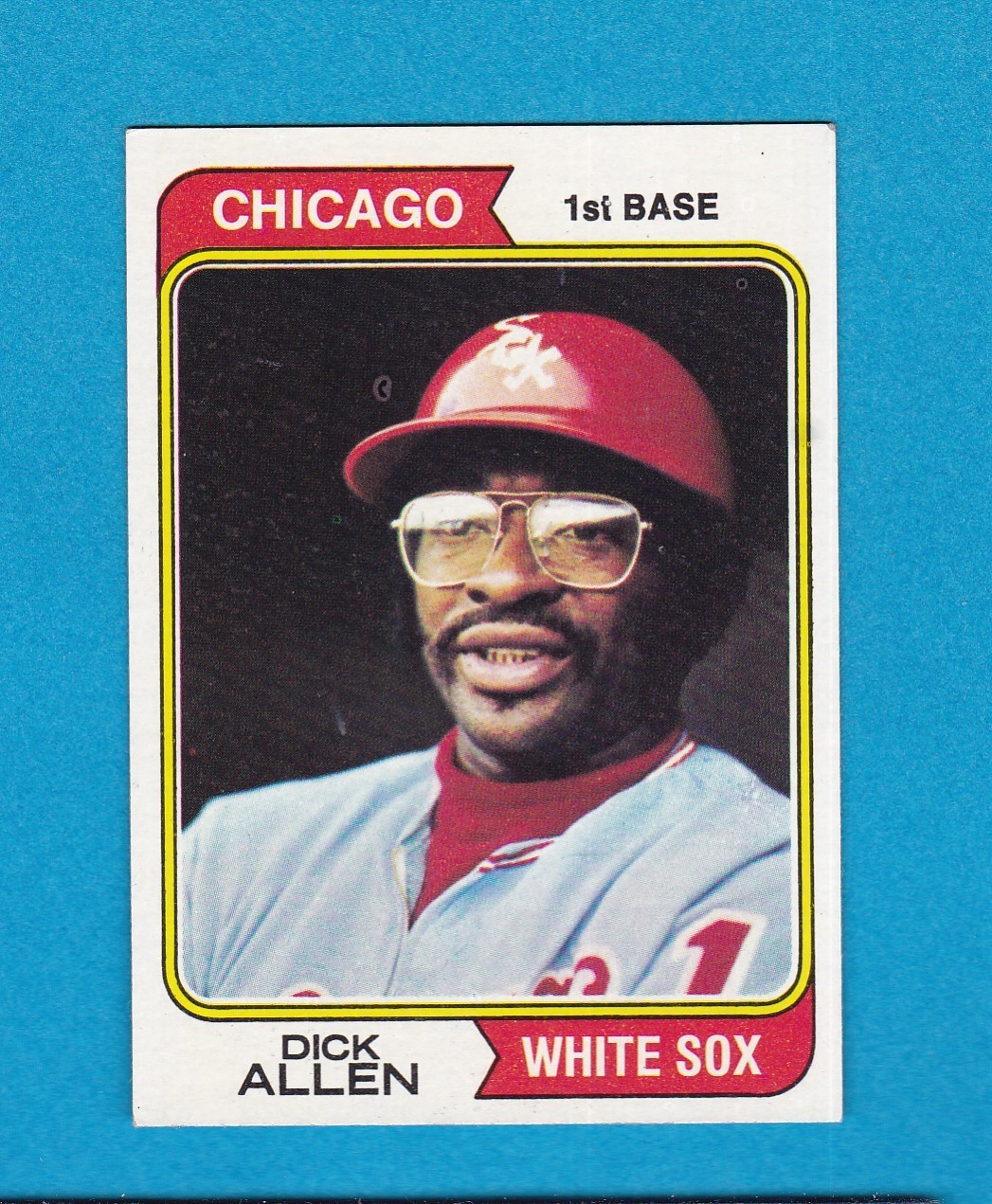 1974 TOPPS BASEBALL SET BREAK 70 DICK ALLEN WHITE SOX EXMT+ | eBay