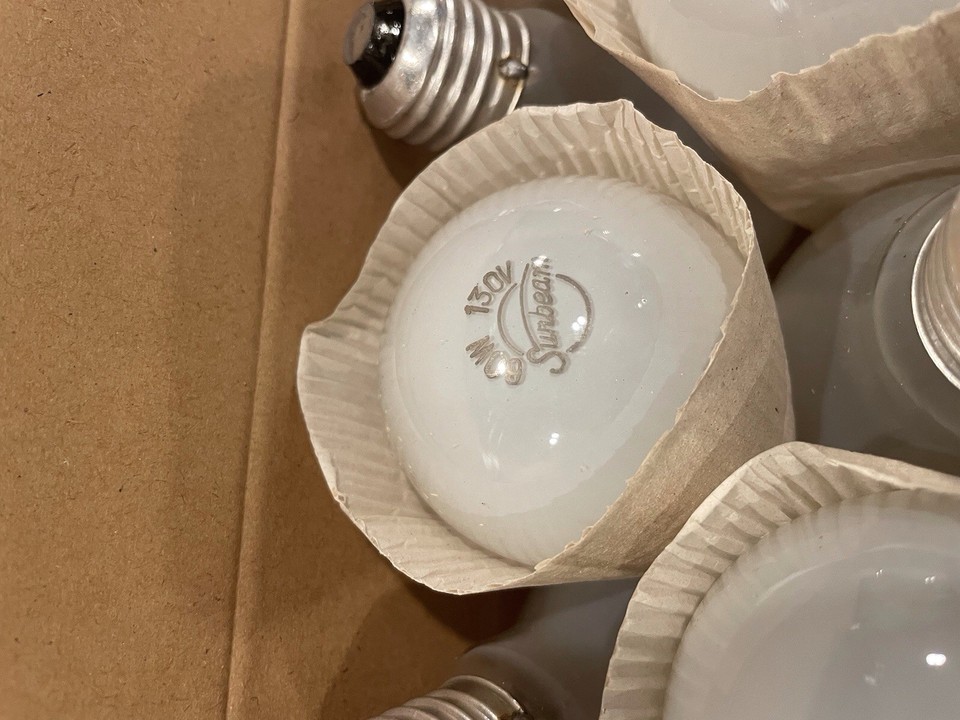 60 Watt Light Bulbs Sunbeam - 6 Bulbs A19 130v Long Life | eBay