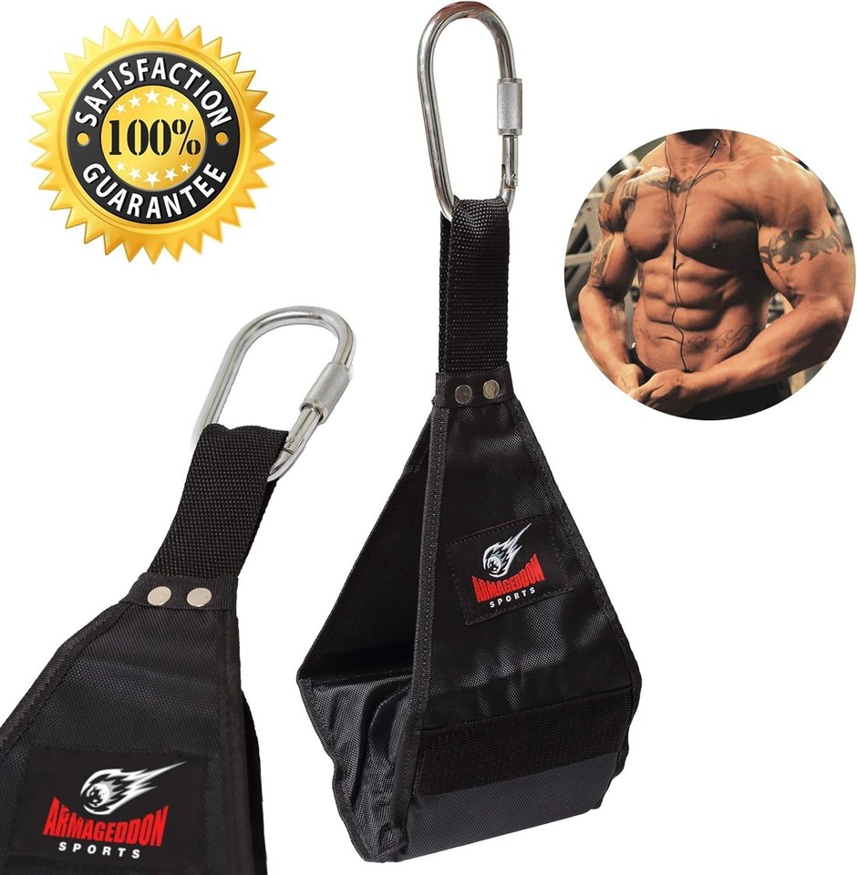 Ab Sling Straps Heavy Duty Hanging Leg Raise Ab Training Equipment | eBay