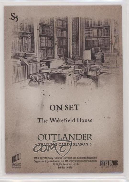 2018 Cryptozoic Outlander Season 3 On Set The Wakefield House #S5 x9h ...