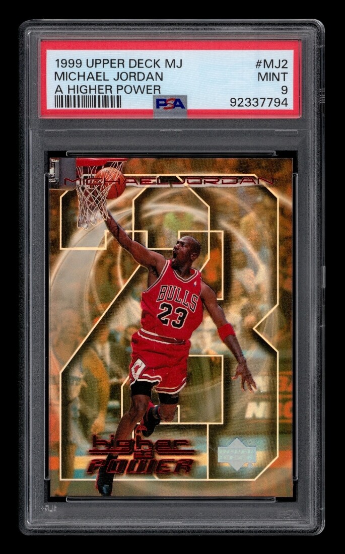 1999-00 Upper Deck MJ A Higher Power: #MJ2 Michael Jordan PSA 9 MINT | eBay