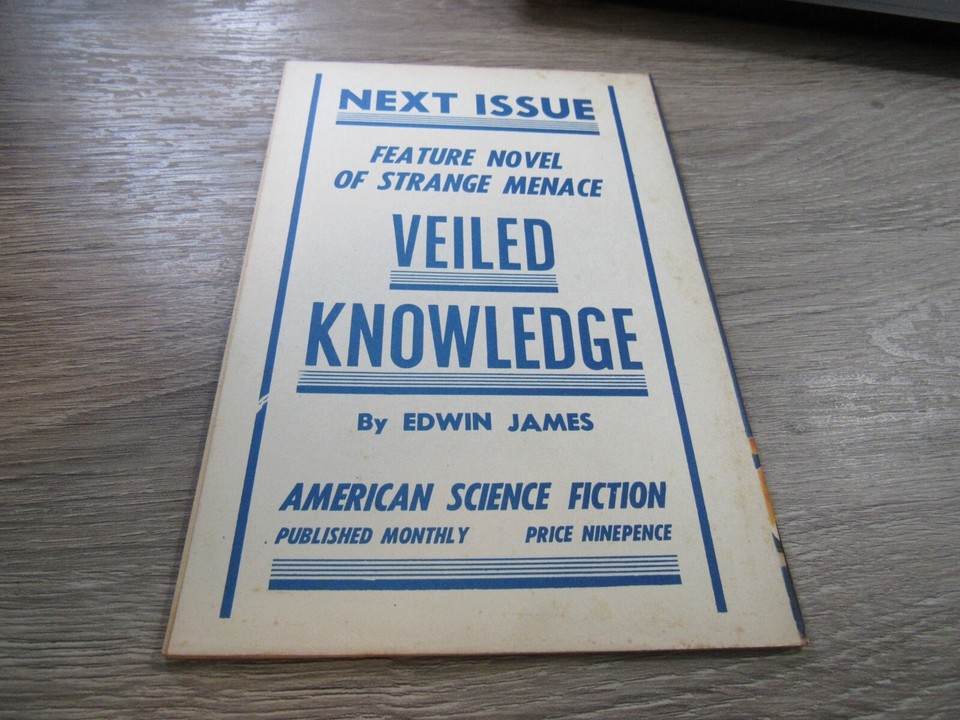 AMERICAN SCIENCE FICTION # 18 1953 DANGER MOON BY JAMES MACREIGH AUSSIE ...