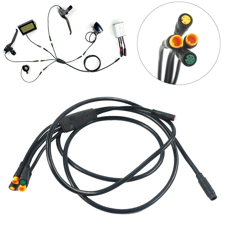 1 to 5 E-bike Integration Cable For KT Controller Electric-Bicycle ...
