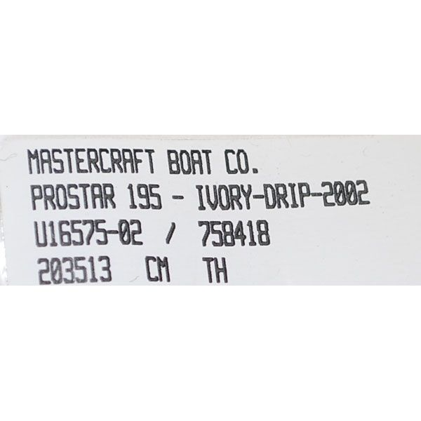 MasterCraft Boat Decals 758418 | ProStar 195 Silver (Pair) | eBay