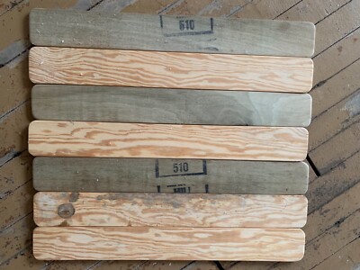 7 Wooden First Aid Splints 24” x 3” | eBay