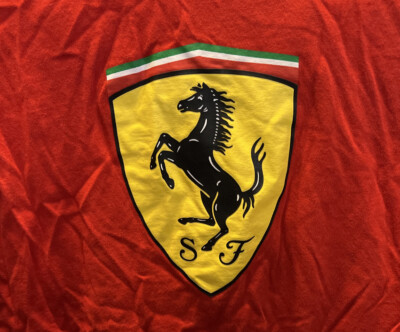 Ferrari Scuderia Official Licensed Branded London Ferrari Red T-Shirt ...