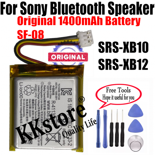 Original SF-08 1400mAh Battery For Sony SRS-XB10 &For SRS-XB12 ...