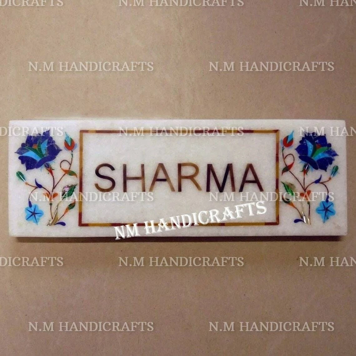 Handmade Name Plate Designs